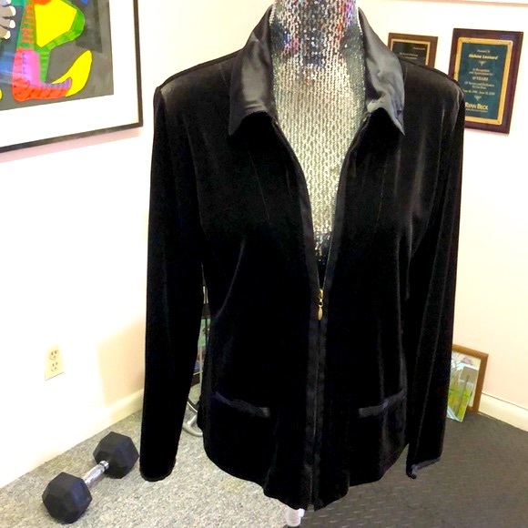 Chico's | Jackets & Coats | Chico Chocolate Brown Fall Velour Jacket ...
